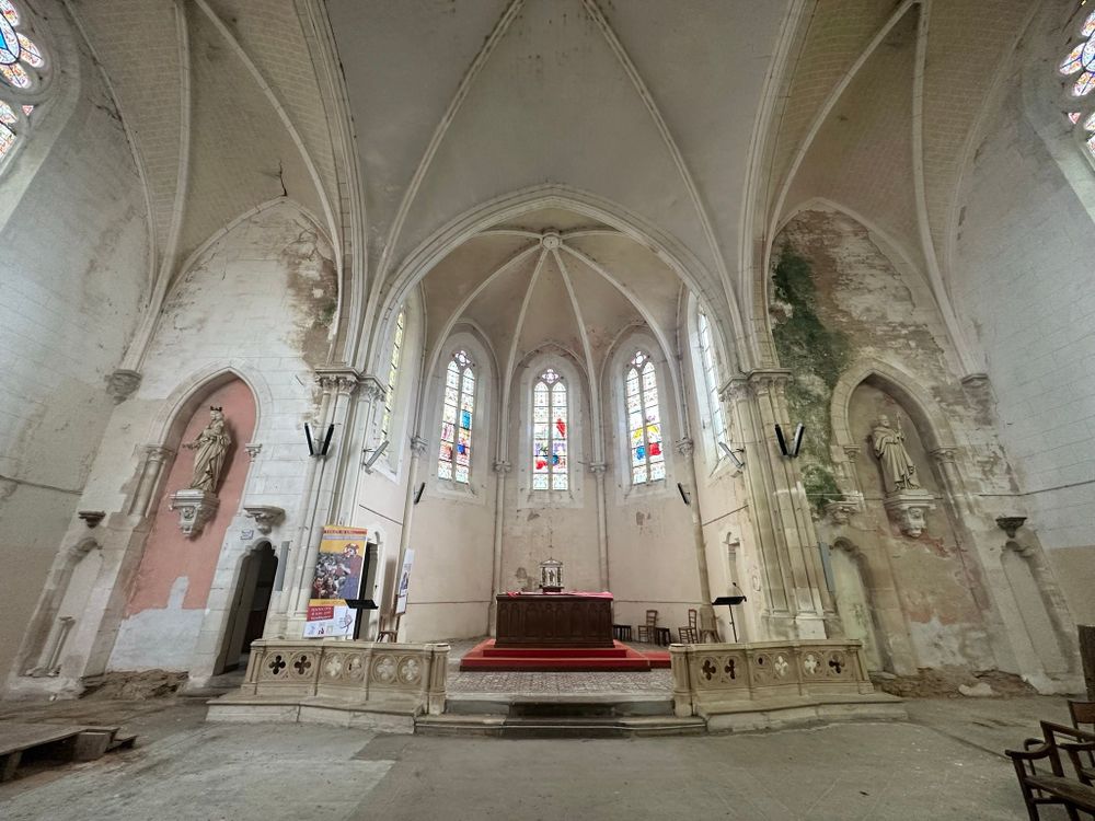 Appel aux dons pour restaurer l’Église de Château-Guibert où l’artiste ...
