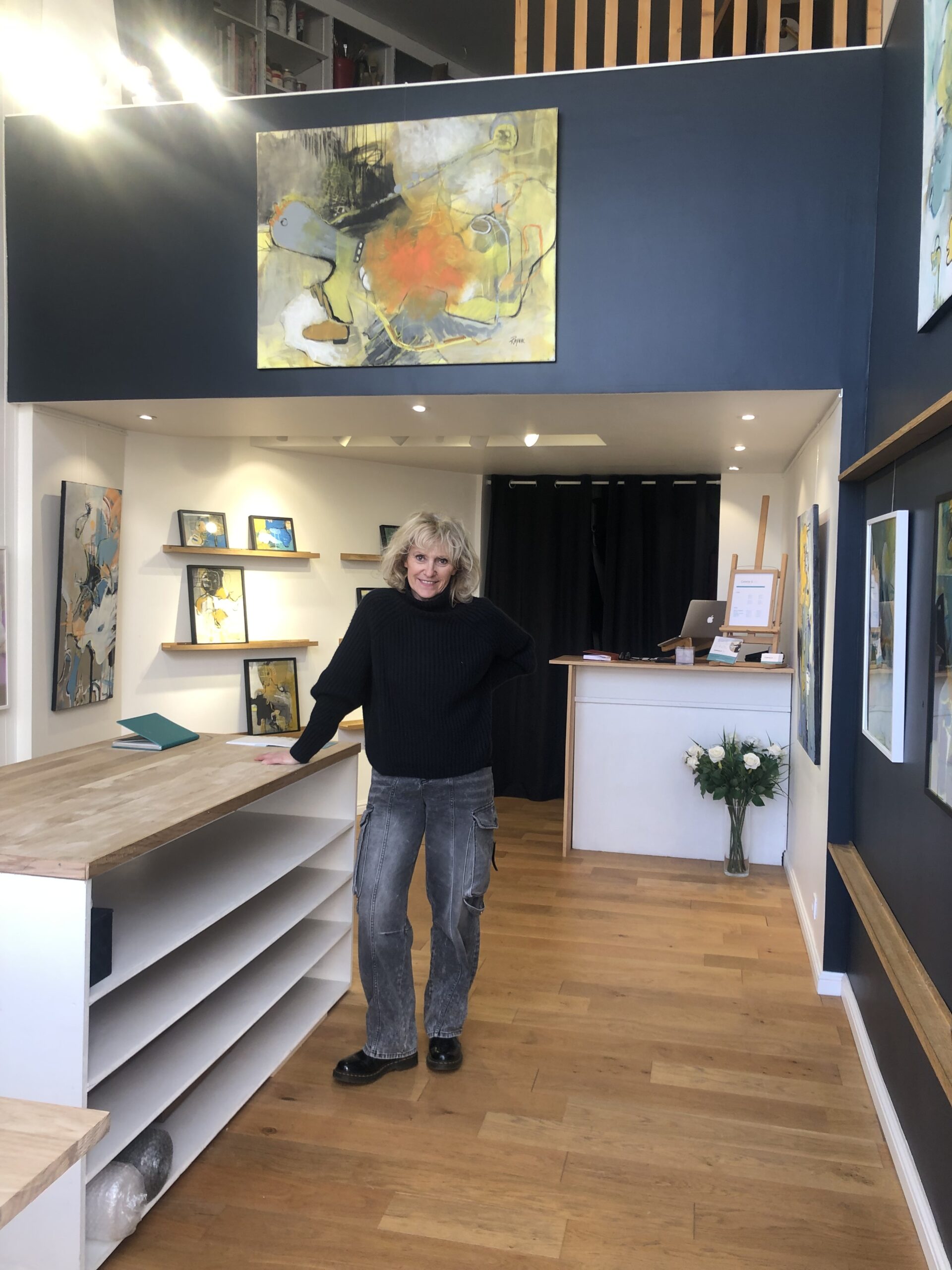 L’artiste peintre Corinne Raynal ouvre sa galerie à Dinard (35 ...